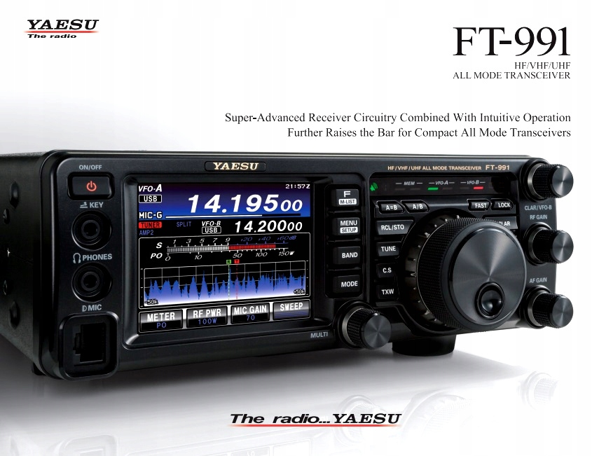YAESU FT-991A radiotelefon amatorski HF VHF UHF - 8455987700 - oficjalne archiwum Allegro