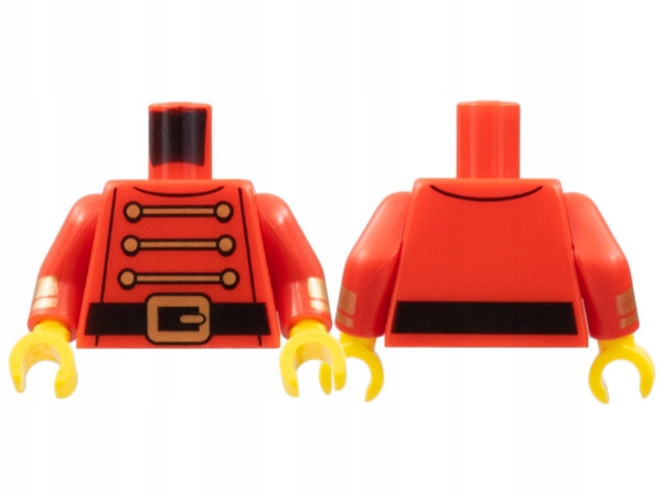 Lego Nowy Tors Red Torso 3 Gold Chains dziadek do orzechów 973pb4865c01 ...