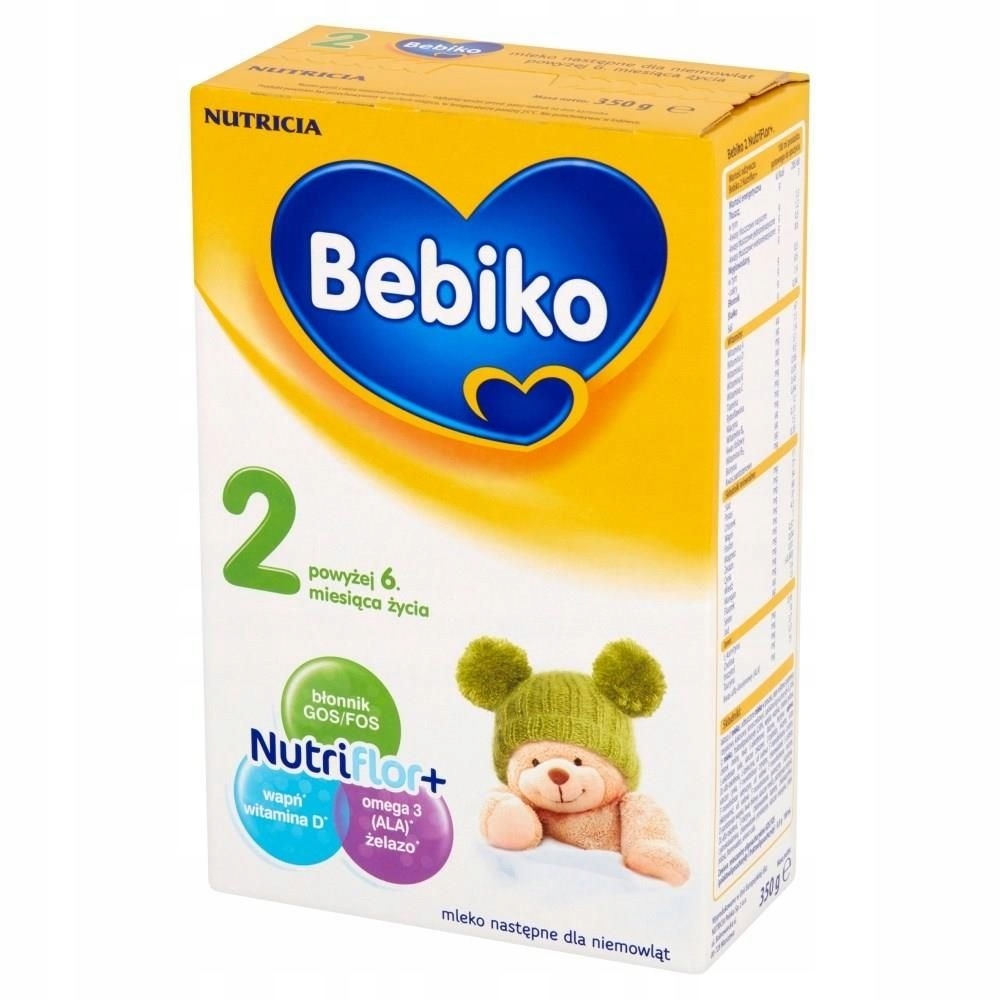 BEBIKO 2 MLEKO NASTĘPNE POWYŻEJ 6 MIESIĄCA 350 G - 7192204270 ...