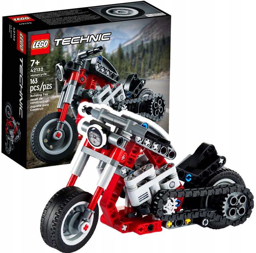 Купить LEGO Technic — Мотоцикл, 42132: отзывы, фото и характеристики на ...