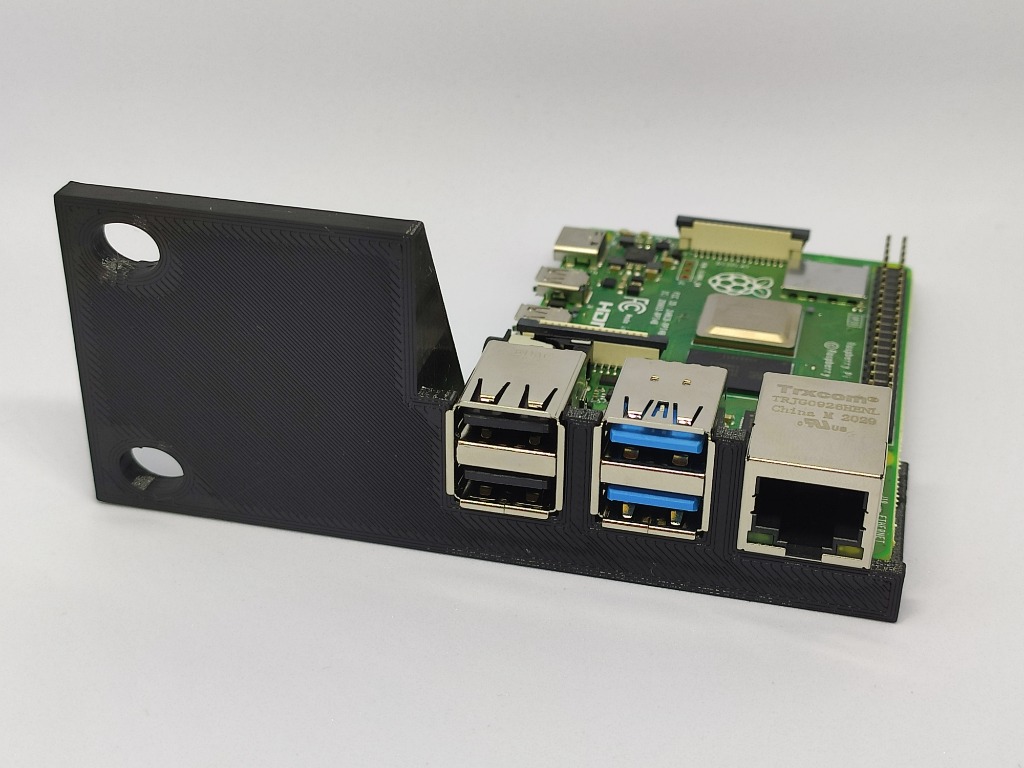 Uchwyt obudowa RACK 1U do Raspberry Pi 4 (L) - 10543265880 - oficjalne ...