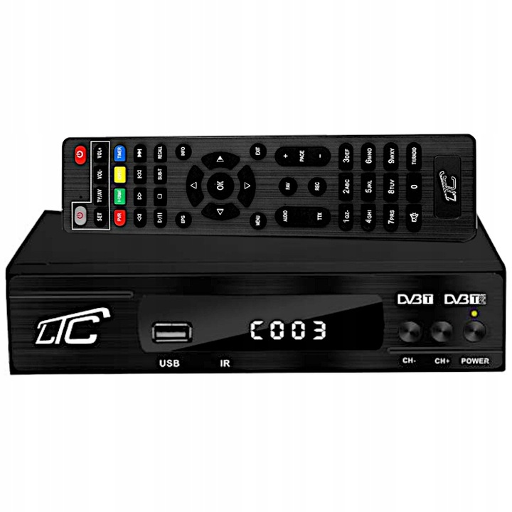 DEKODER CYFROWY TUNER TV NAZIEMNA DVB-T2 OUTLET - 13316791865 ...