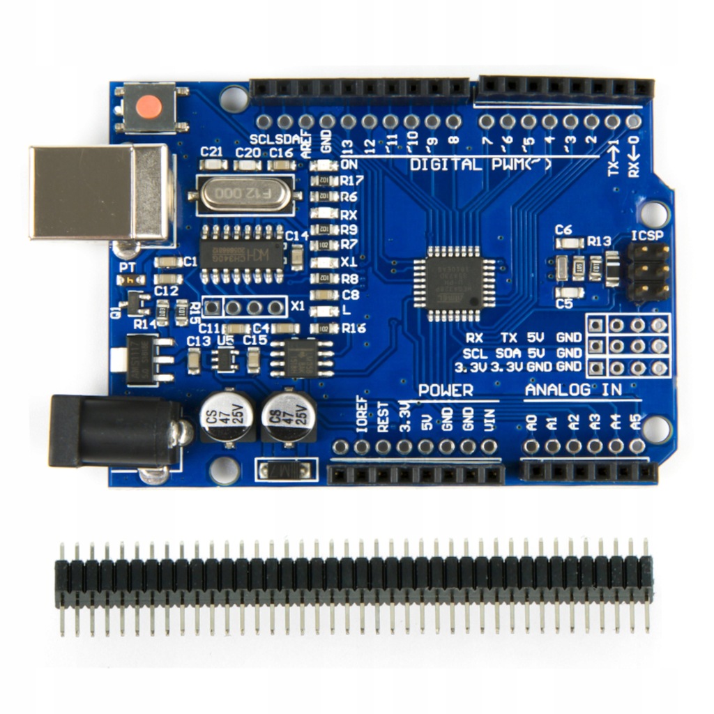 Moduł AR3 ATMEGA328 CH340 Zgodny z Arduino UNO - 8366691749 - oficjalne ...
