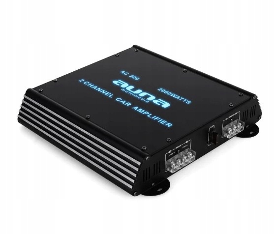 WZMACNIACZ SAMOCHODOWY 2-KANAŁOWY 2000W - 12179740861 - oficjalne archiwum Allegro