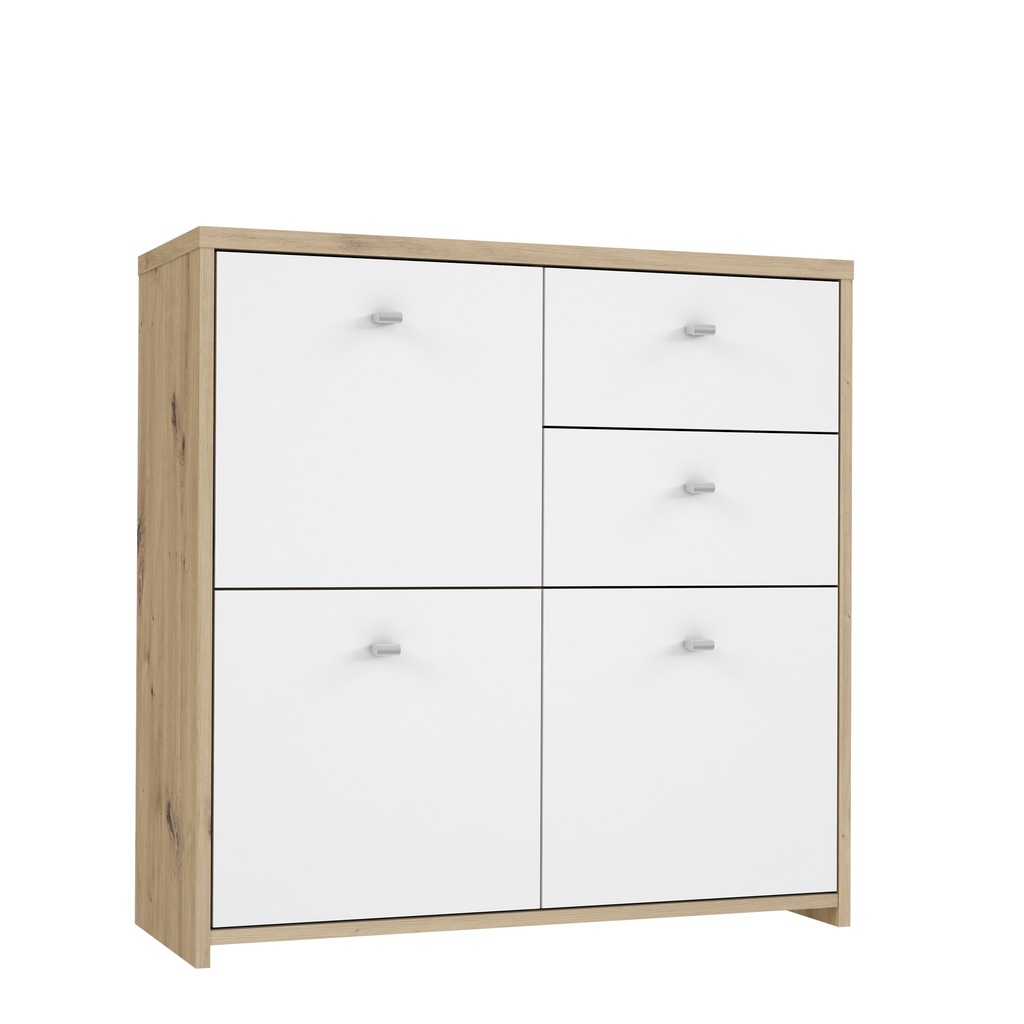 KOMODA BIAŁA Z SZUFLADAMI BEST CHEST 77 CM - 13258542136 - oficjalne ...