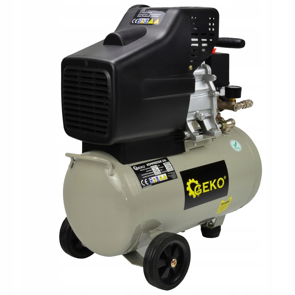 Sprężarka KOMPRESOR OLEJOWY 24L GEKO 2,5KM 210 l - 7968894754 ...