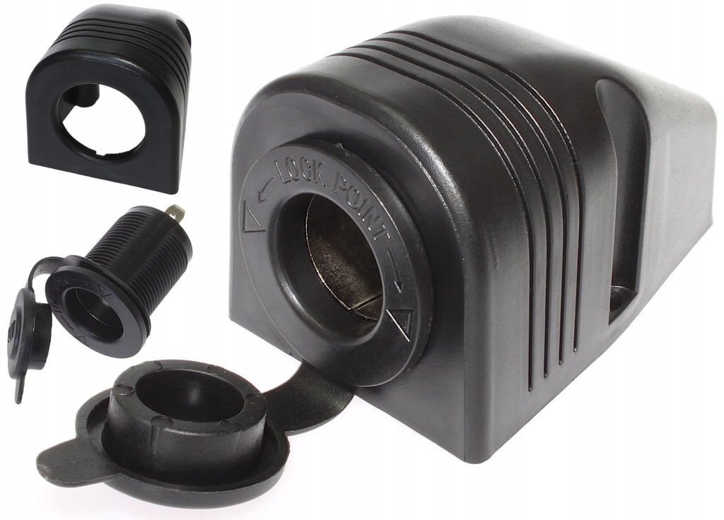 OBUDOWA HERMETYCZNE GNIAZDO ZAPALNICZKI 12V 24V - 9564123582 - oficjalne archiwum Allegro