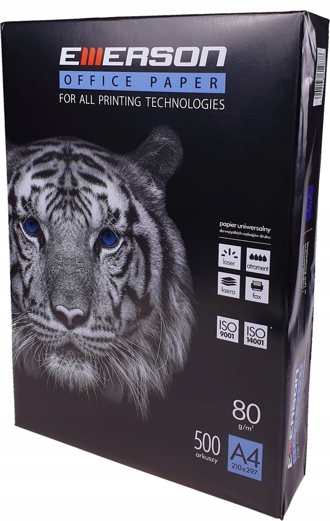 Papier ksero EMERSON A4 80g 500 arkuszy - 9090102044 - oficjalne archiwum Allegro