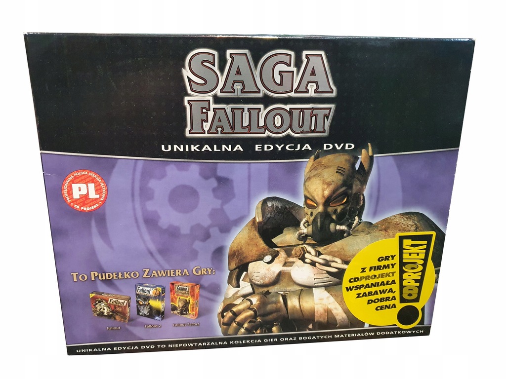 SAGA FALLOUT UNIKALNA EDYCJA DVD PL PC BIG BOX - 11775175377 ...