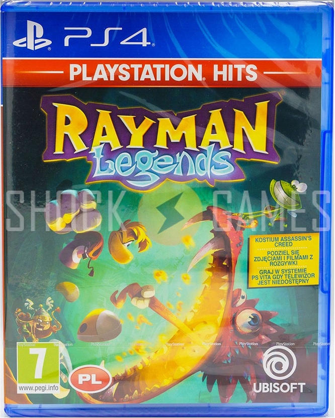 RAYMAN LEGENDS PL / GRA PS4 / PS5 / PLAYSTATION 4 5 - 13211323797 ...