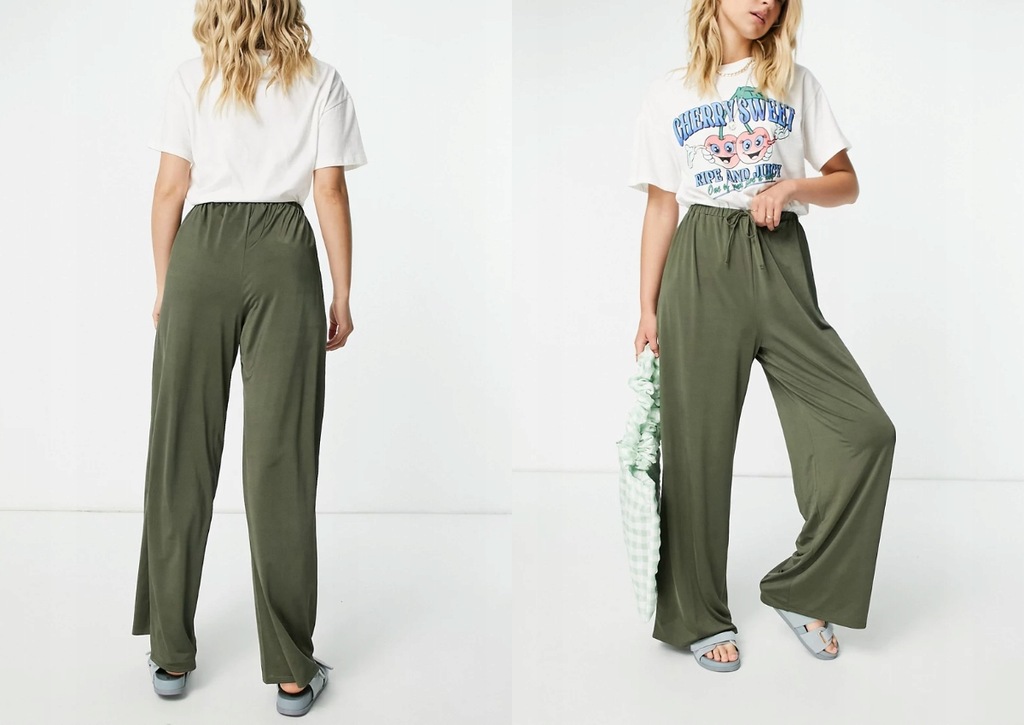 KLASYCZNE SPODNIE Z WYSOKIM STANEM M - 10775194369 - oficjalne archiwum ...