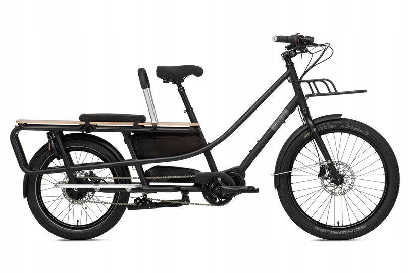 Rower cargo elektryczny Creme Happy Wagon Shimano Steps / Czarny ...
