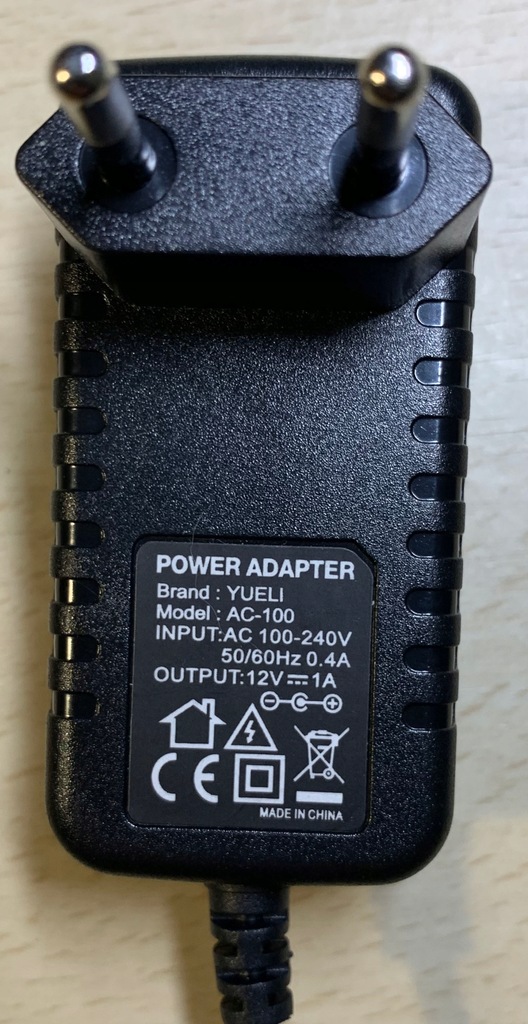 Zasilacz Yueli 12V/1A do Tunera DVB-S/S2 - 12349203969 - oficjalne archiwum Allegro