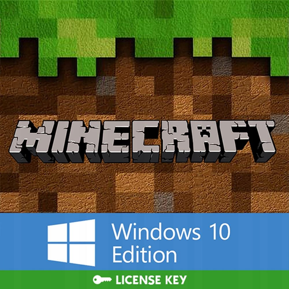 MINECRAFT PC WINDOWS 10 EDITION NOWA PEŁNA WERSJA - 7428604811 ...