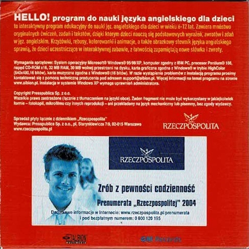 Hello Program do nauki języka angielskiego CD - 12649193642 - oficjalne archiwum Allegro