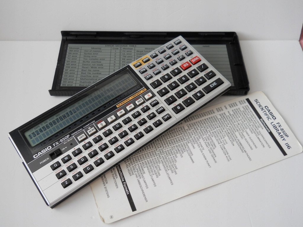 KALKULATOR NAUKOWY CASIO FX - 850 P - 7918031139 - oficjalne archiwum ...
