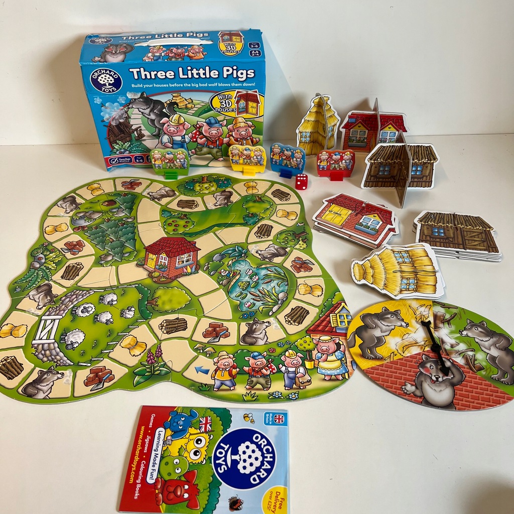 Gra angielska THREE LITTLE PIGS ORCHARD TOYS - 12706905502 - oficjalne ...