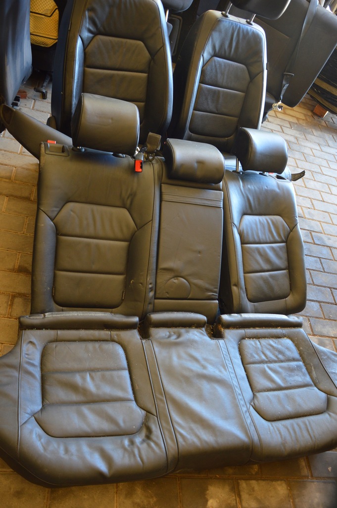 VW Passat B7 sedan R-line fotele kanapa skóra - 9658649289 - oficjalne ...