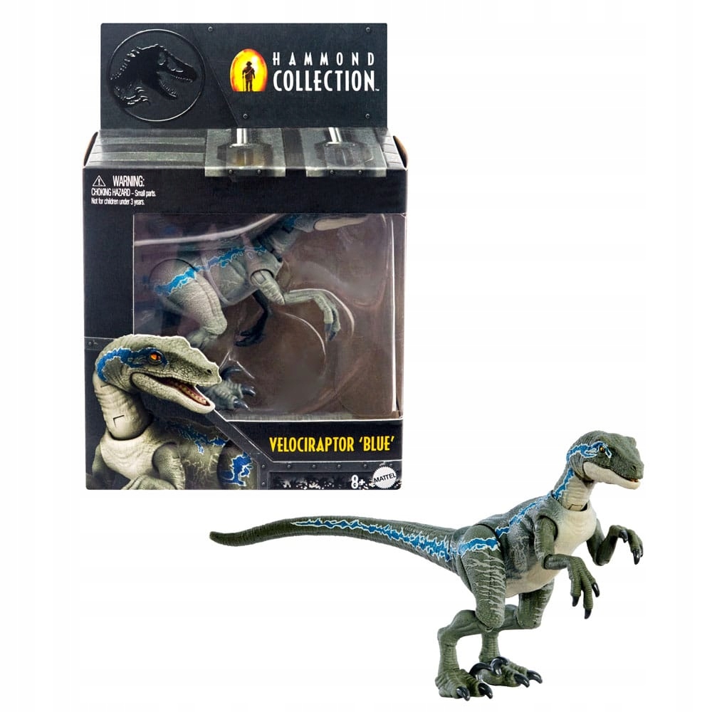 Figurka MATTEL Hammond Collection Jurassic PARK JURAJSKI Velociraptor ...