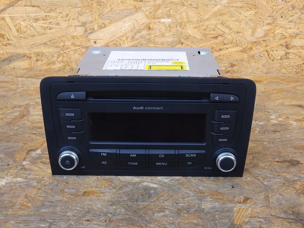 A3 8P LIFT RADIO AUDI CONCERT 2DIN KOD 8P0035186S - 14371019777 - oficjalne archiwum Allegro