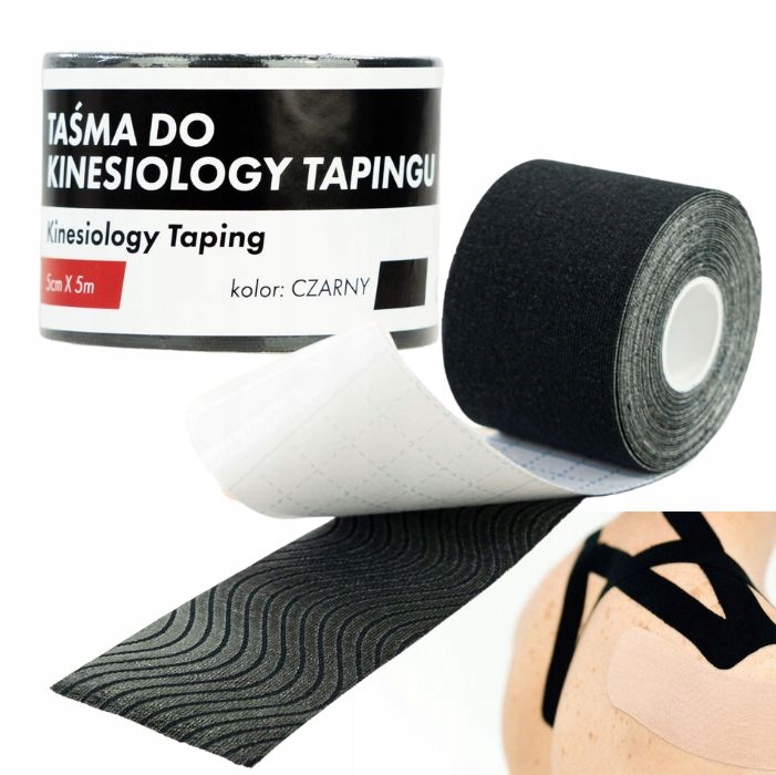 Tejpy plastry tape mocny klej tejp 5cmx5m Czarny - 12597737188 ...