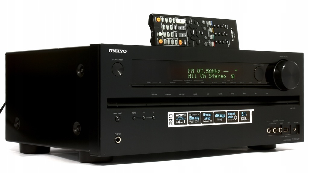 ONKYO TX-NR509 KINO TRUEHD DTS-HD HDMI PILOT USZK - 13283048057 - oficjalne archiwum Allegro