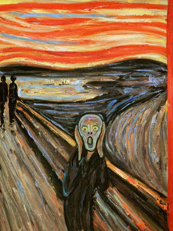 Krzyk - Edvard Munch - 7824612775 - oficjalne archiwum Allegro