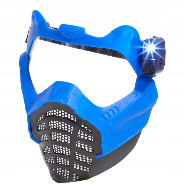 MASKA DO PISTOLETÓW NA STRZAŁKI RZUTKI FOAM STRIKE X ZE ŚWIATŁEM ...