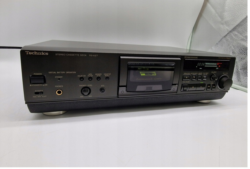TECHNICS RS-AZ7 MAGNETOFON KASETOWY DECK TOP STAN! - 13168011817 - oficjalne archiwum Allegro