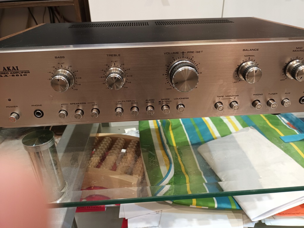 WZMACNIACZ AKAI AA-5510 - 14695390002 - oficjalne archiwum Allegro