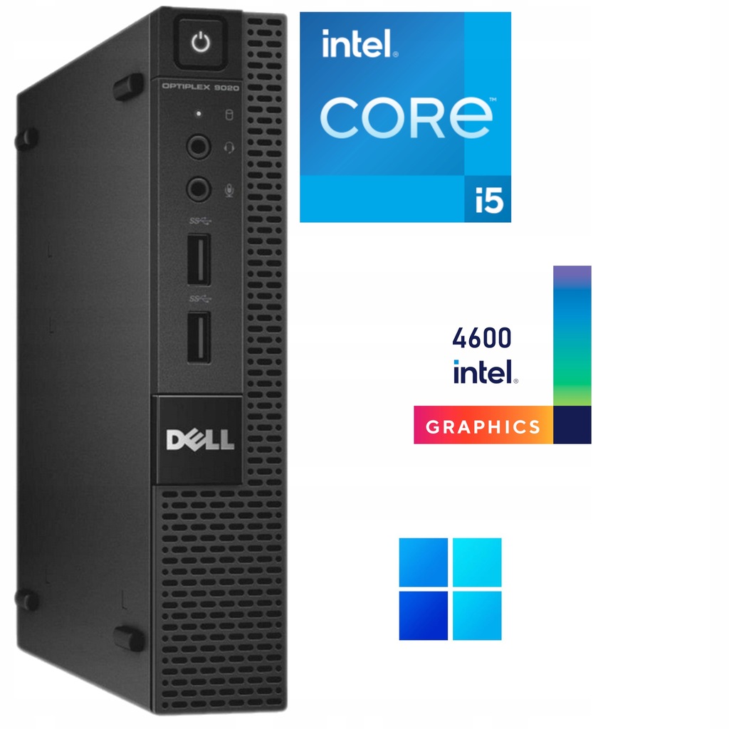 Mini PC Dell 9020 Micro i5-4590T 8/960 SSD Win10 - 11711580771 ...