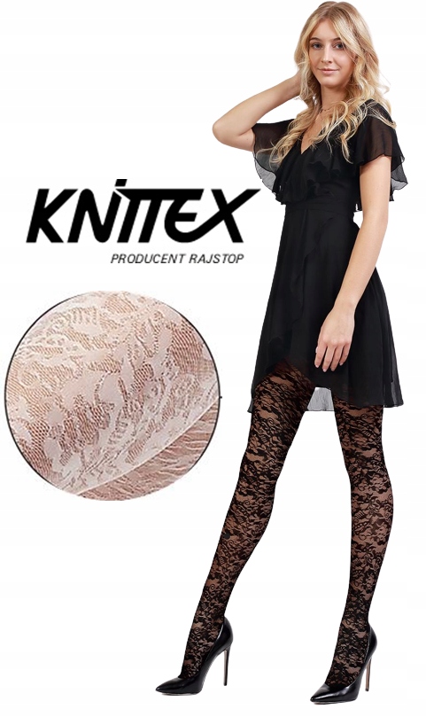 KNITTEX rajstopy ROMANCE 20 DEN ecru 3-M - 13354052808 - oficjalne ...