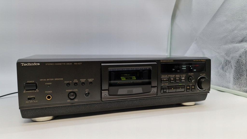 Technics RS-AZ7 Topowy Magnetofon kasetowy Sprawny - 10666249534 - oficjalne archiwum Allegro