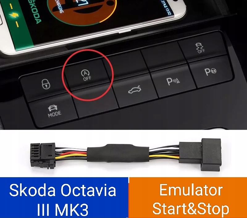 Emulator Dezaktywator Moduł Start & Stop Off Skoda Octavia 3 III MK3 ...
