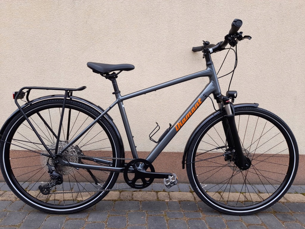 ROWER TREKKINGOWY DIAMANT ELAN SUPER DELUXE r.L/55 - 13564413535 ...