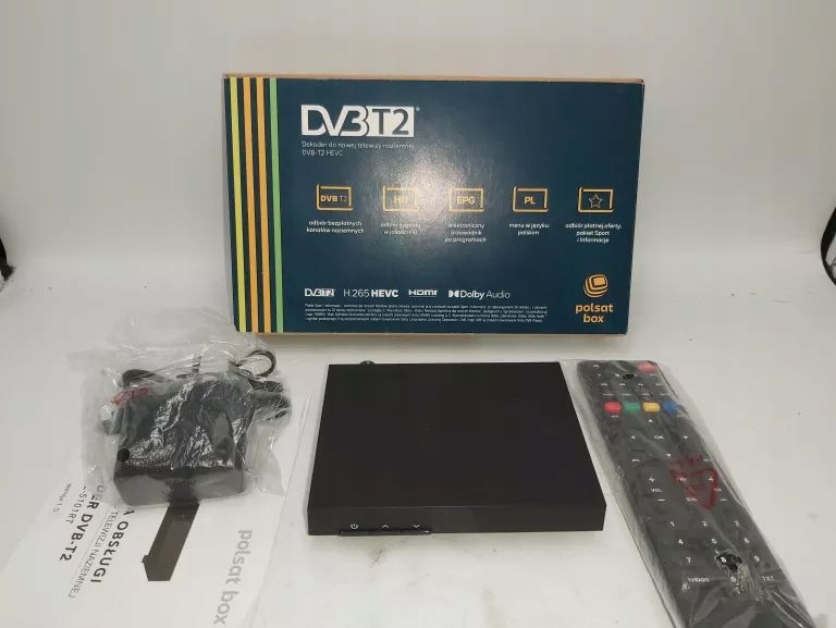 DEKODER DVB-T2 POLSAT BOX NL-5101RT KOMPLET - 14991160251 - oficjalne ...