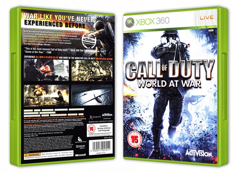 CALL OF DUTY WORLD AT WAR NOWA XBOX360 - 11980230120 - oficjalne archiwum Allegro