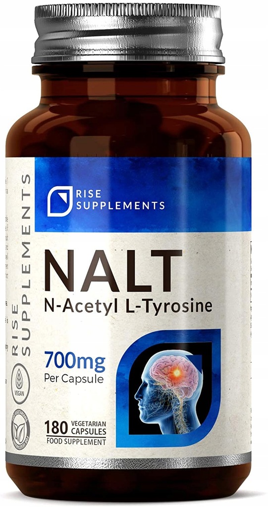 NALT N-Acetyl L-Tyrozyna 180 Kapsułek po 700mg - 11984672579 ...