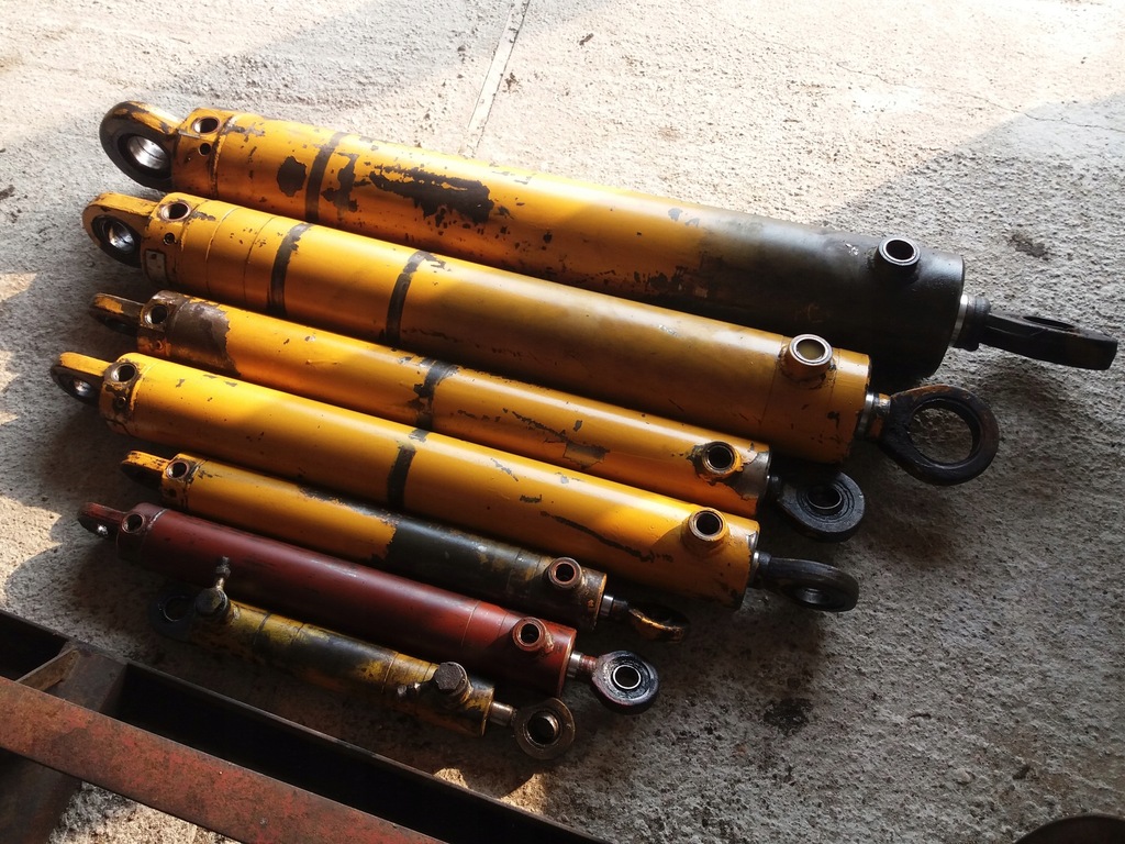 SIŁOWNIK HYDRAULICZNY PRASA ŁUPARKA KOPARKA TUR - 9112489696 ...