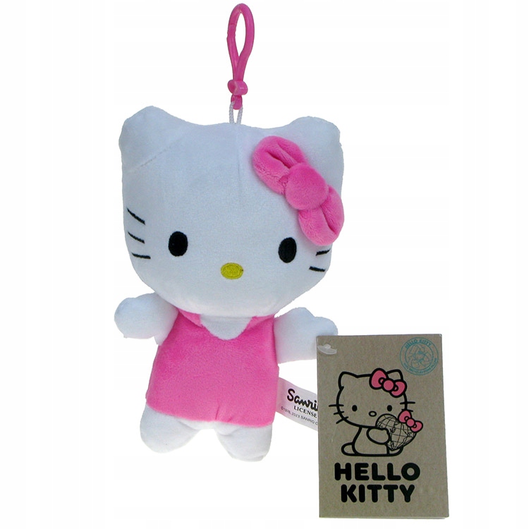 Hello Kitty maskotka kotka Kitty z breloczkiem 524 - 13652111400 ...