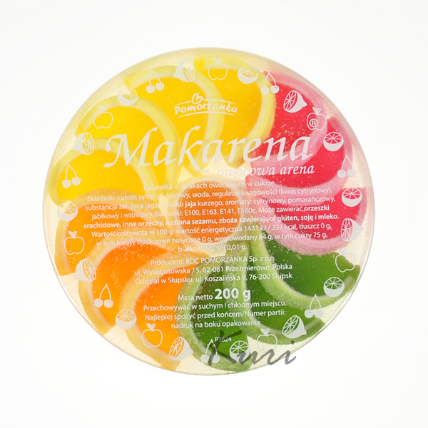 Galaretka owocowa Makarena galaretki w cukrze 200g - 7859285521 ...