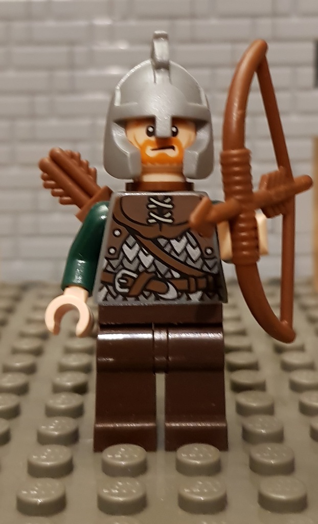 LEGO lord the rings łuk hełm ROHAN SOLDIERS army 2 - 7273303962 ...