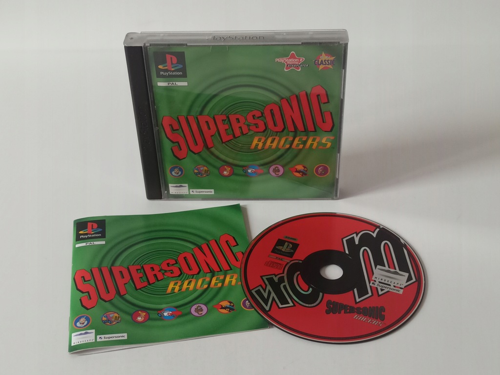 SUPERSONIC RACERS psx ps1 bcm od 1zł UNIKAT - 12957119663 - oficjalne ...