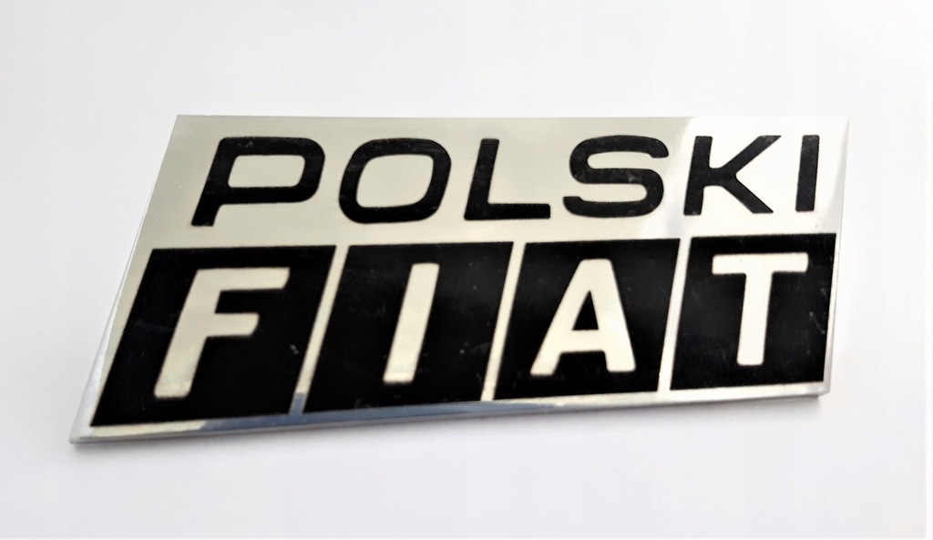 Emblemat znaczek napis POLSKI FIAT Maluch 126p - 8024548478 - oficjalne ...