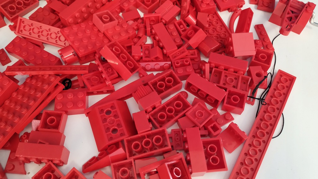 Lego Mix Klocków Czerwone 600g 0,6kg NR R99 - 13504371201 - oficjalne ...