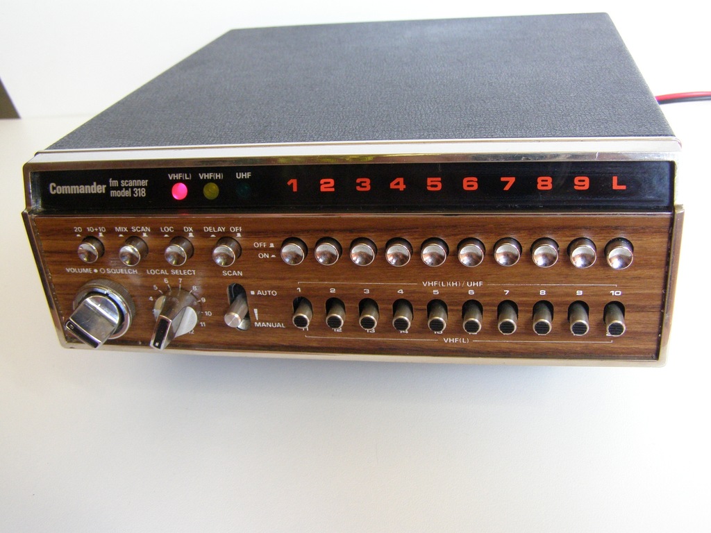Skaner COMMANDER FM SCANNER MODEL 318, sprawny - 8352051961 - oficjalne ...