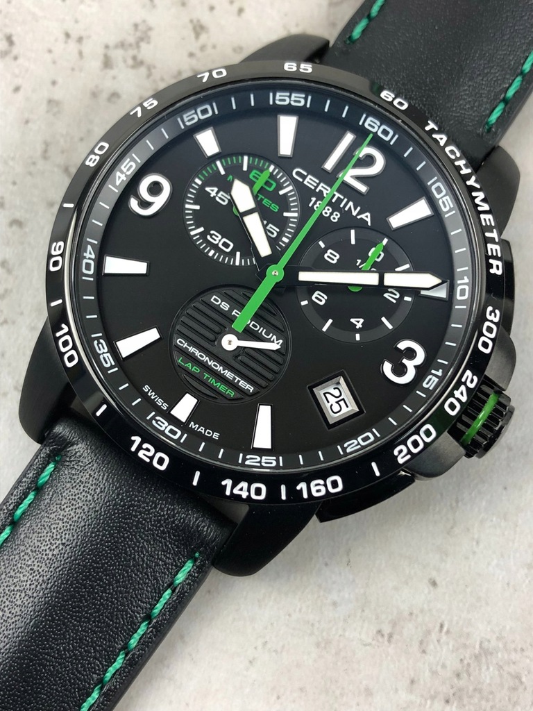Zegarek Męski Certina DS Podium Chronograph Lap Timer C034.453.36.057 ...