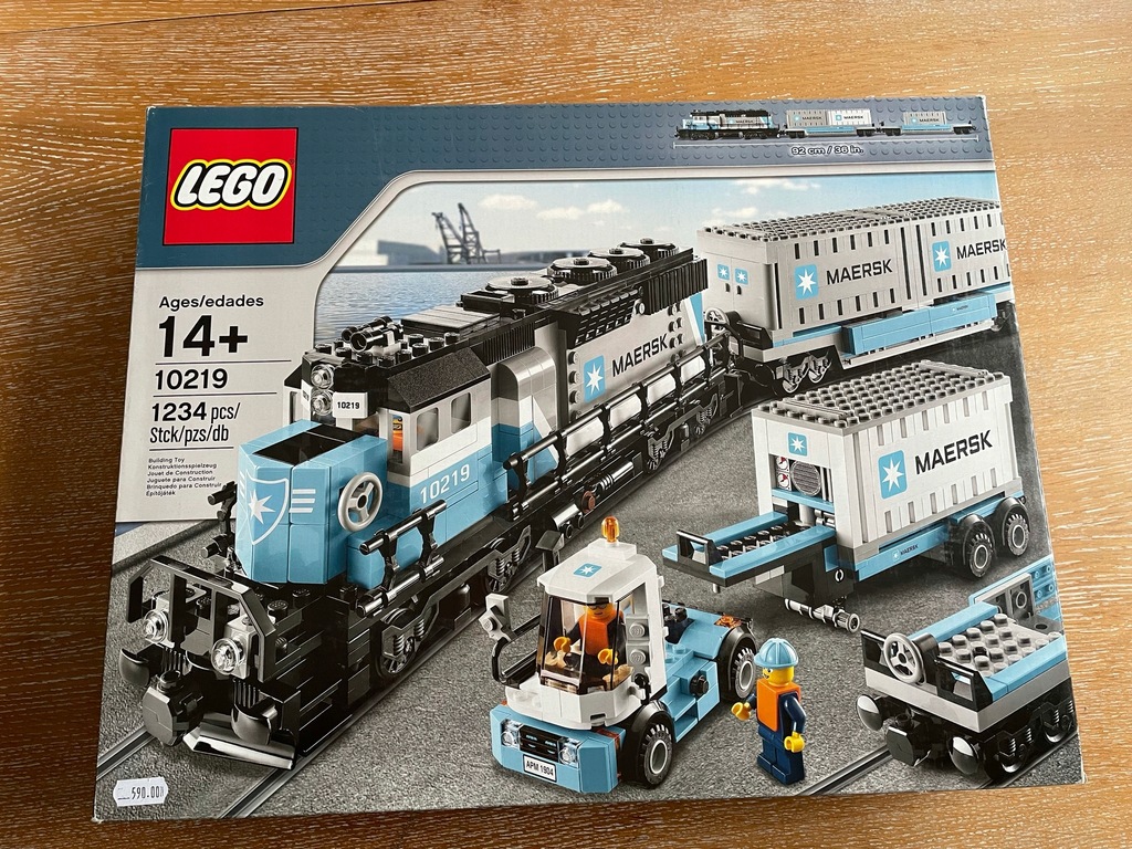 LEGO Creator Expert Maersk Train 10219 nowy unikat - 11920150566 ...