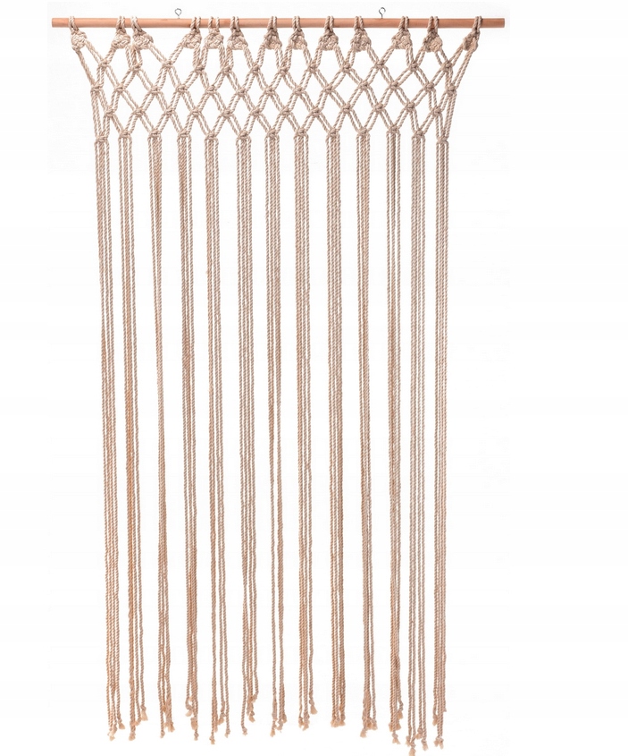 Kurtyna na drzwi zasłona makrama boho HZ1905320 - 12401475910 ...