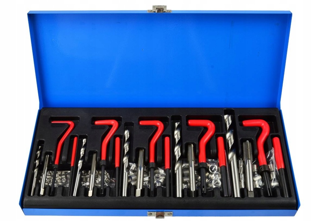 ZESTAW NAPRAWCZY GWINTÓW M5 - M12 GWINT HELI COIL - 12917833823 - oficjalne archiwum Allegro